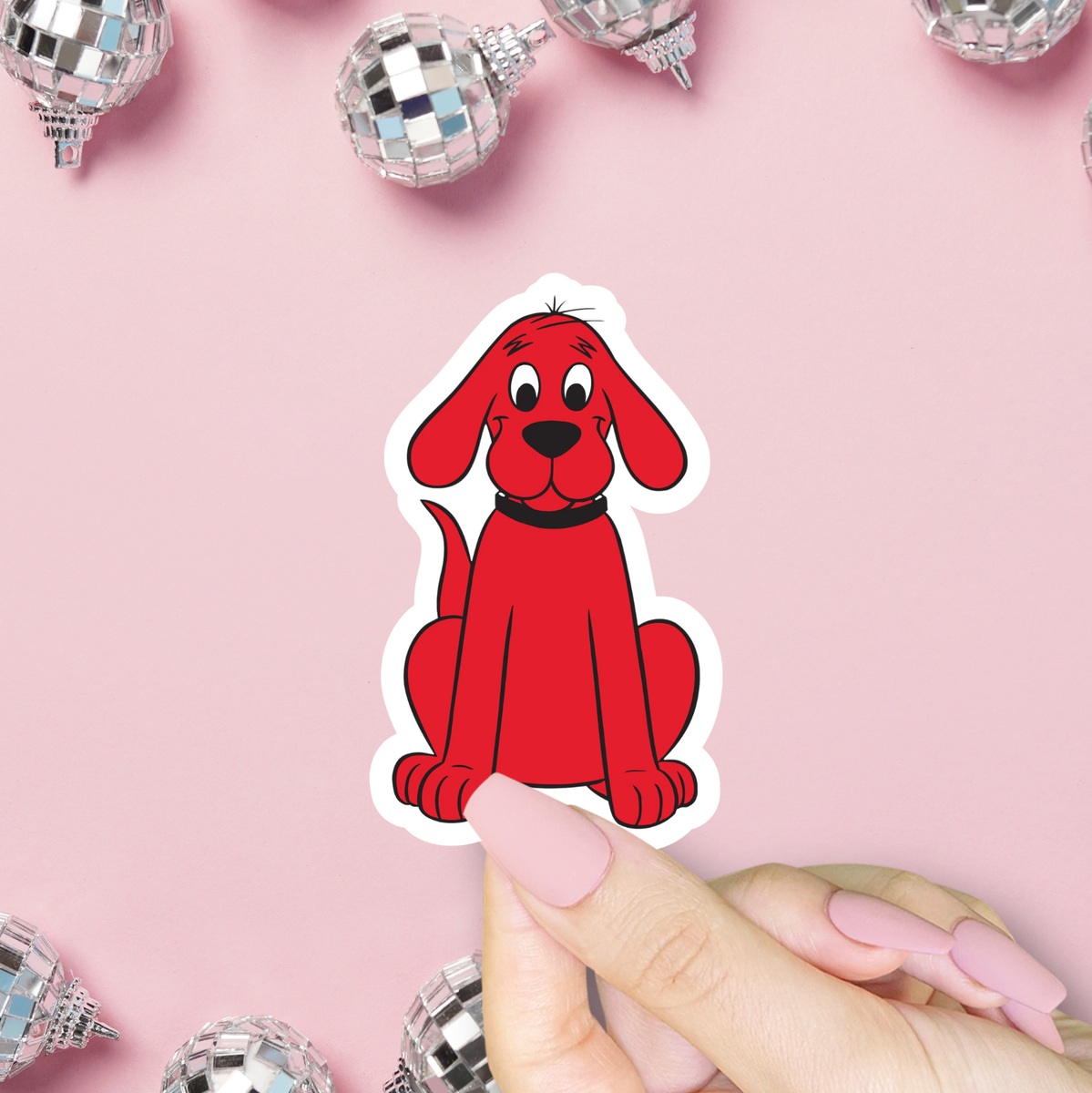 Clifford The Big Red Dog Sticker, Throwback Children's Book – The ...